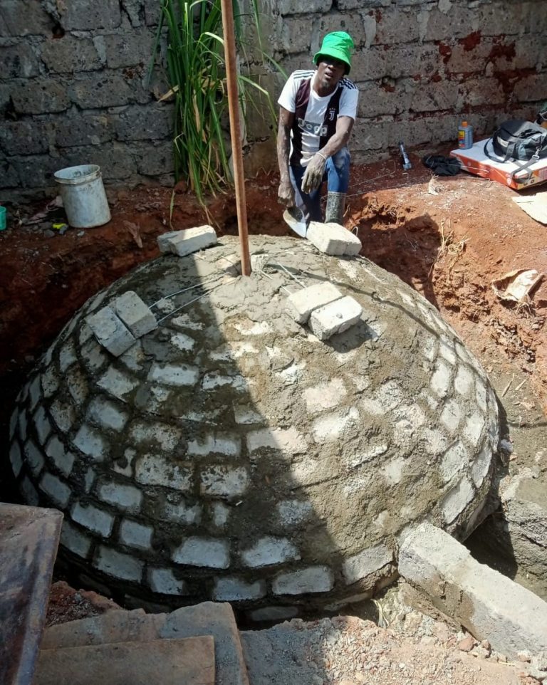 Material Cost Estimate for Construction of a 10 Cubic Meter Fixed Dome ...
